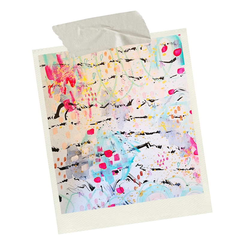 Digital Abstract Art Background Paper Bundle Junk Journal Paper Digital ...