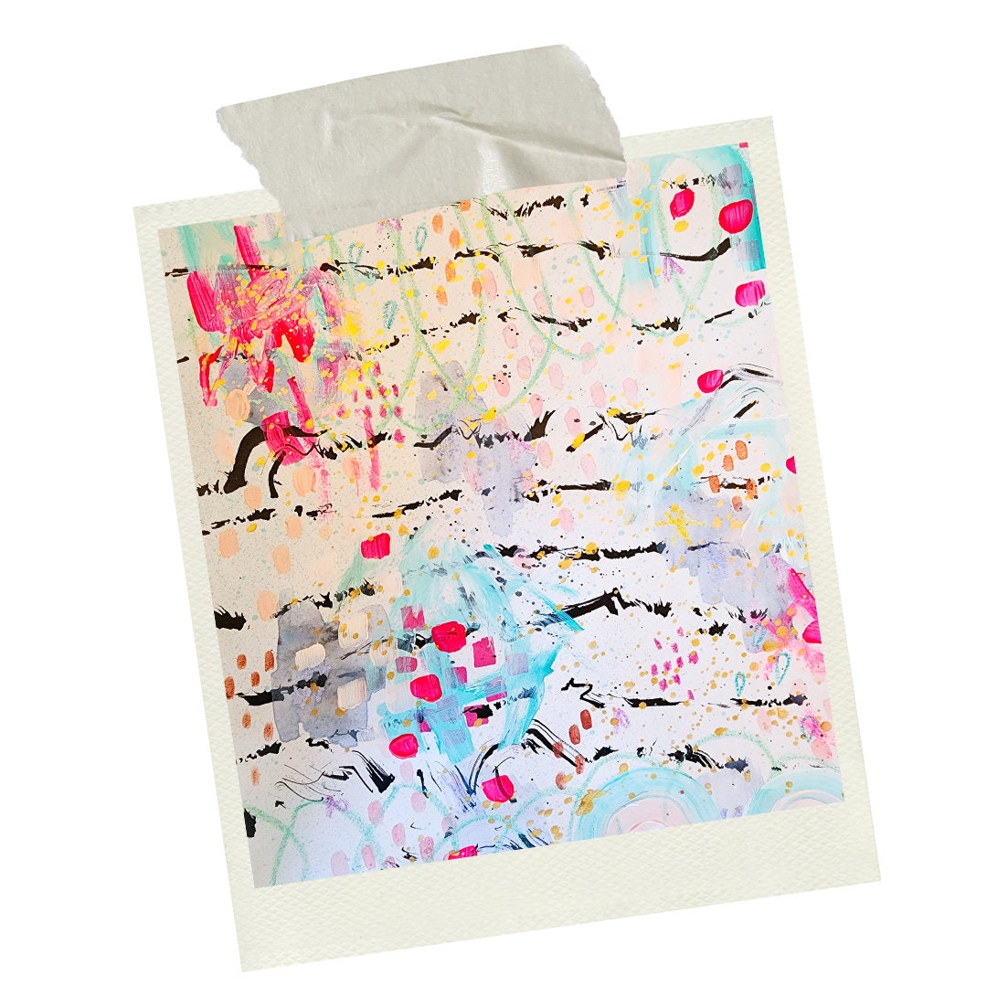 Digital Abstract Art Background Paper Bundle Junk Journal Paper Digital ...