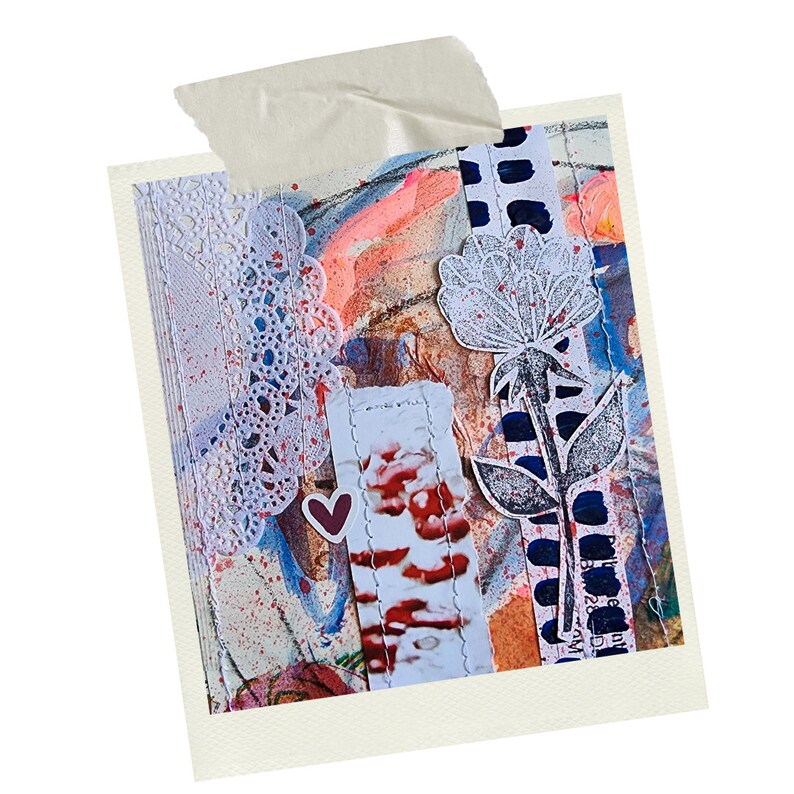 Digital Paper Pack --made With[original Art]/mixed Media Abstract Art ...