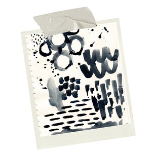 Digital Paper Pack --made With[original Art]/mixed Media Abstract Art ...