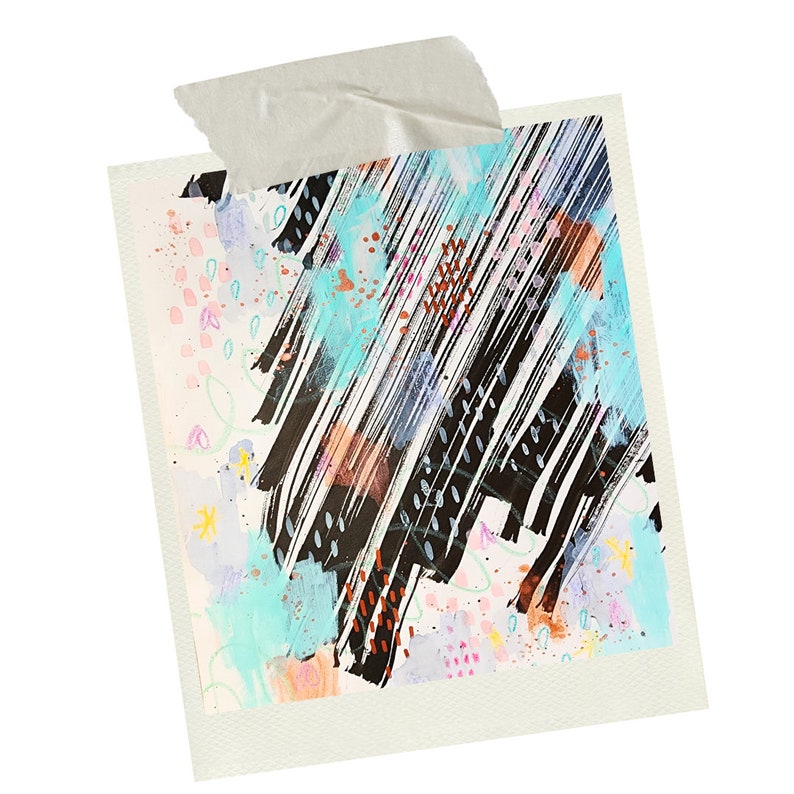 Digital Abstract Art Background Paper Bundle Junk Journal Paper Digital ...