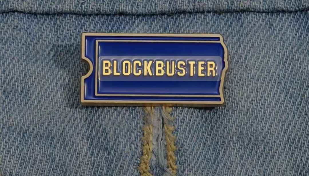Block Buster Pin 90s Kids Fun Memories Blockbuster Pin - Etsy