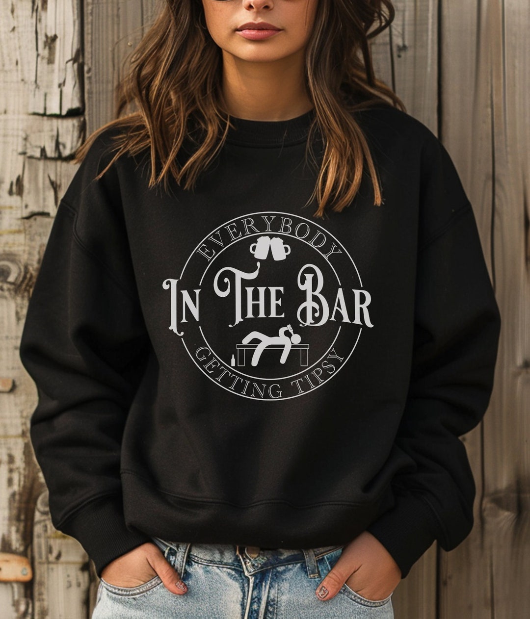 Everybody in the Bar Getting Tipsy PNG - Etsy