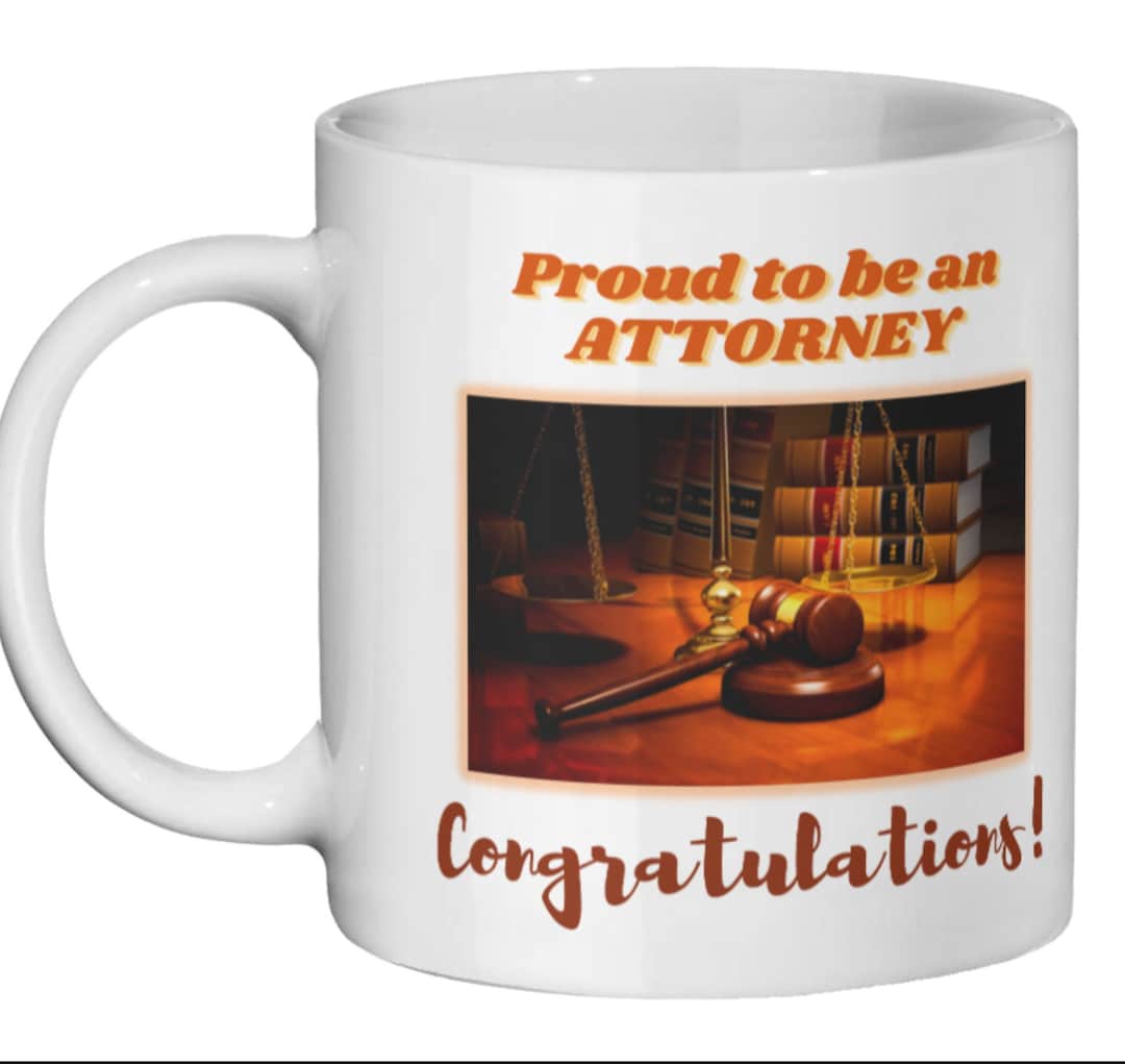 Custom Congratulations Mug for Passing the Bar Exam, Gift, Licensed ...