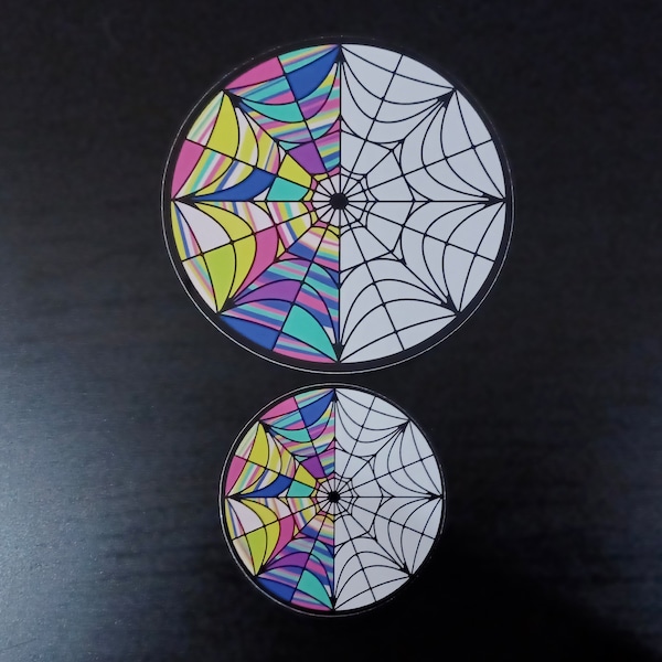 Wednesday Stained Glass Window - Etsy