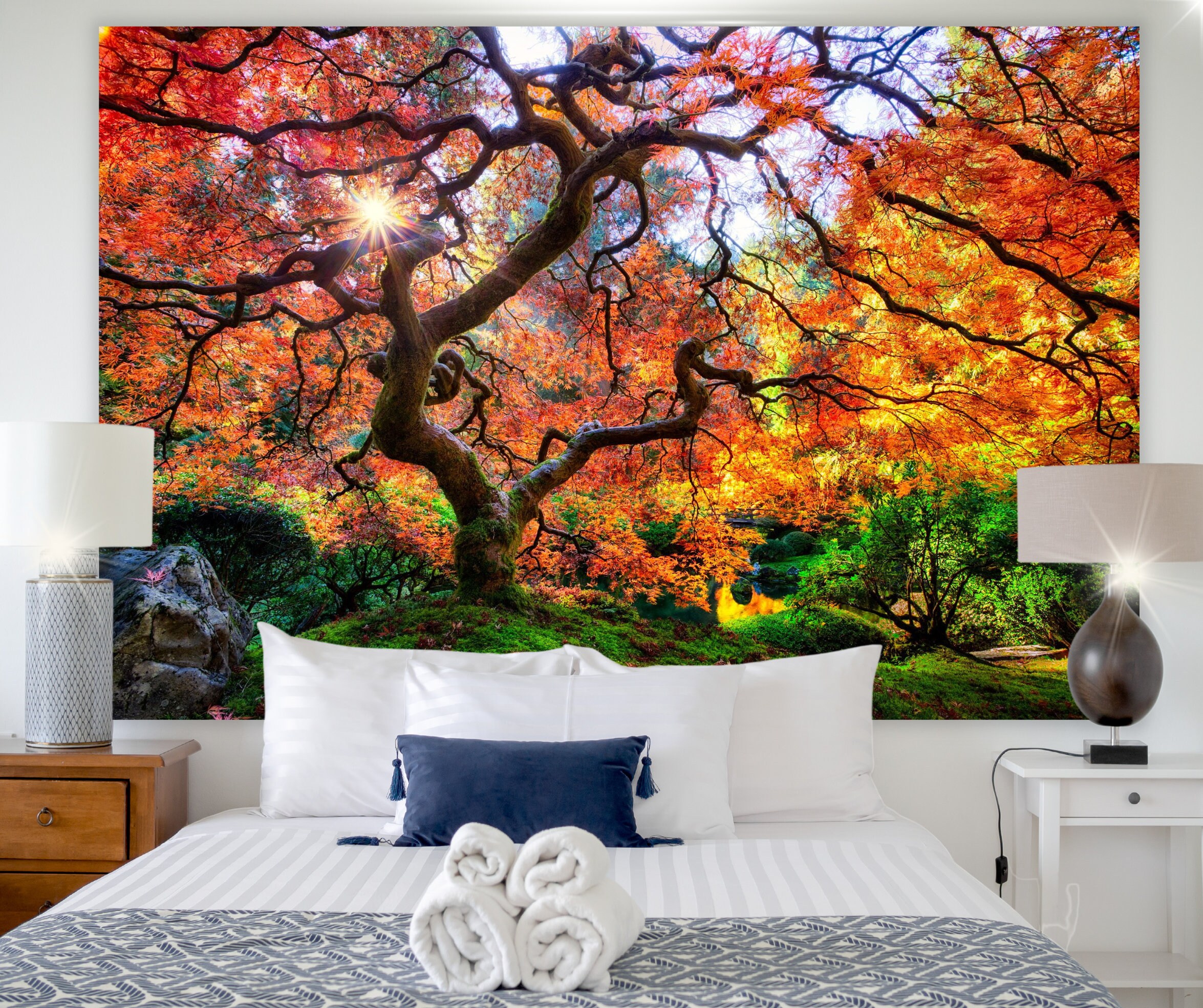 Tree of Life Wall Decor Landscape Garden Nature Wedding Backdrop Photos ...