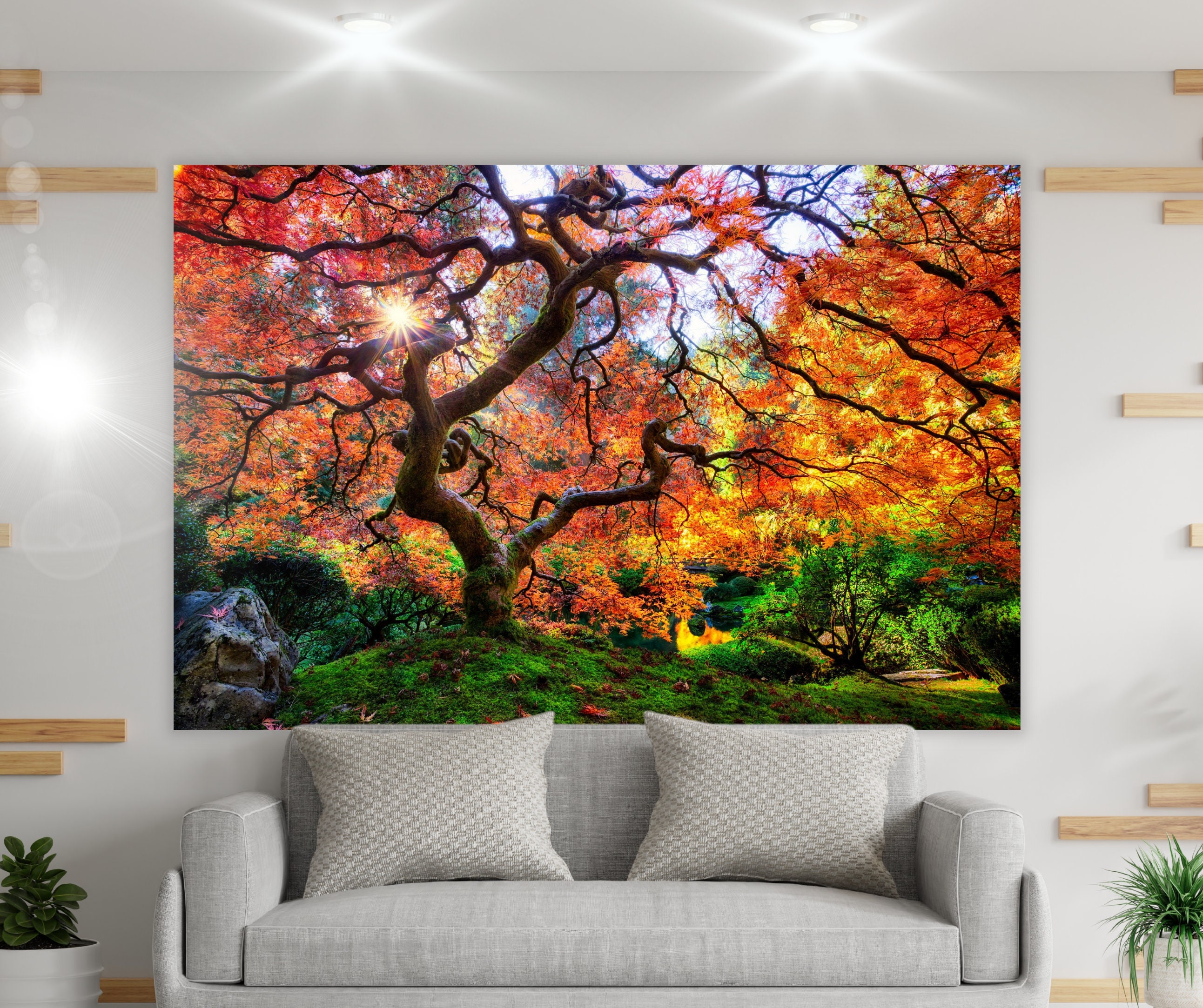 Tree of Life Wall Decor Landscape Garden Nature Wedding Backdrop Photos ...