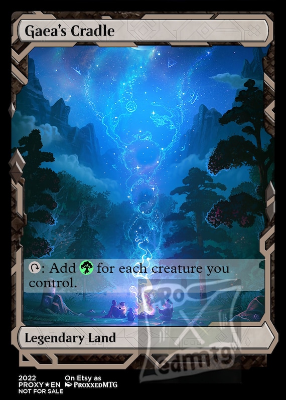 Gaeas Cradle MTG Proxy Borderless Card Art - Etsy