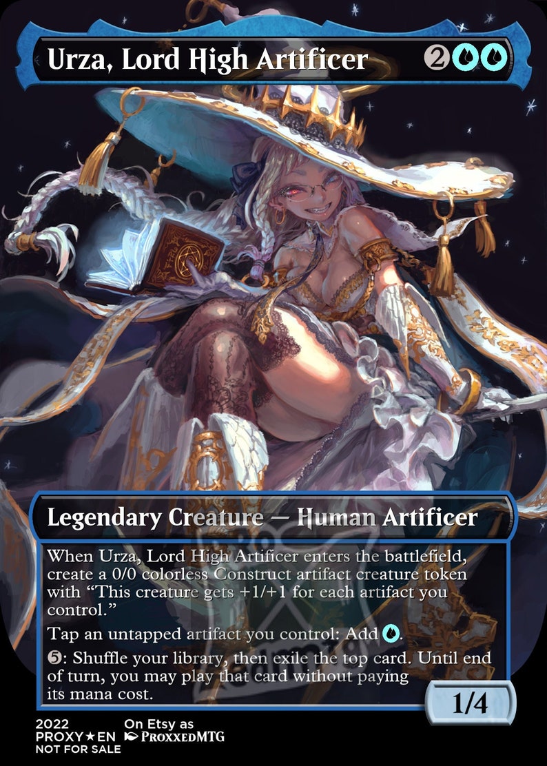 Urza Lord High Artificer MTG Proxy Borderless Card Art Etsy urza-lord-high-artificer-mtg-proxy-borderless-card-art-etsy