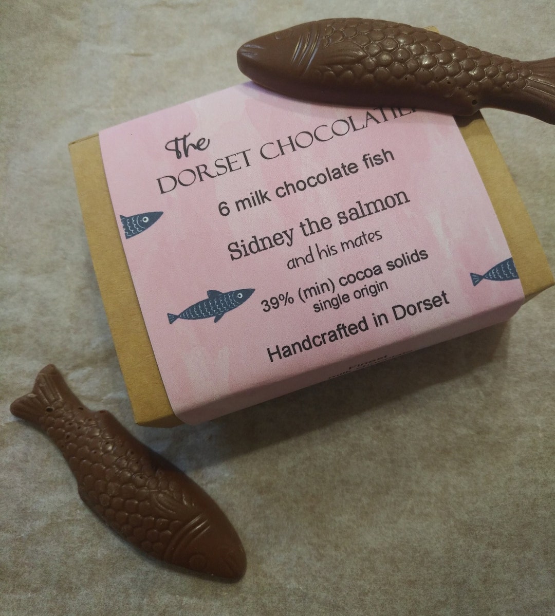 Fine Milk Chocolate Fish Chocolate Salmon - Etsy