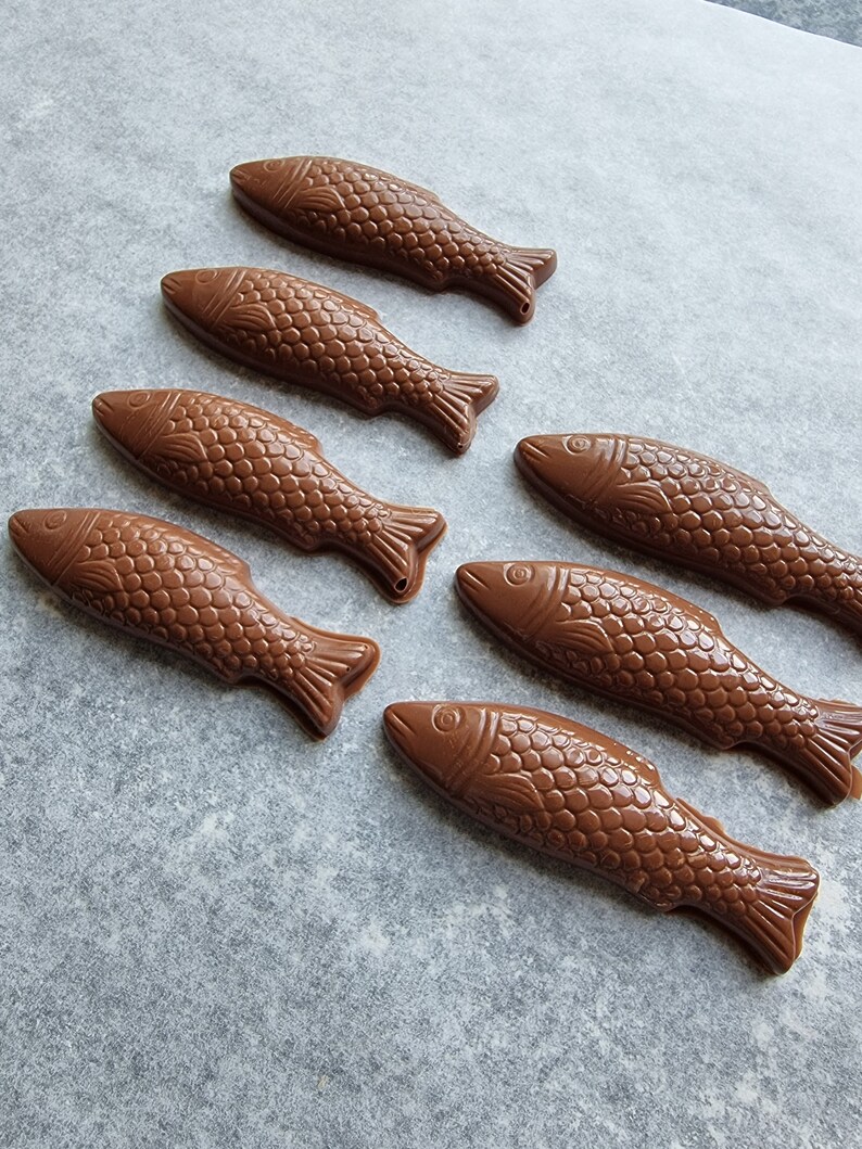 Fine Milk Chocolate Fish Chocolate Salmon Tinned Salmon - Etsy UK