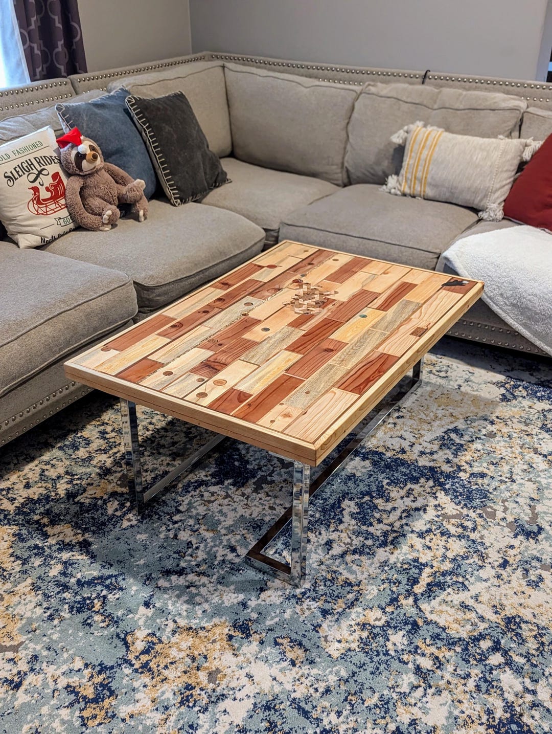 Cubism and Space Themed, Modern Style Coffee Table. - Etsy