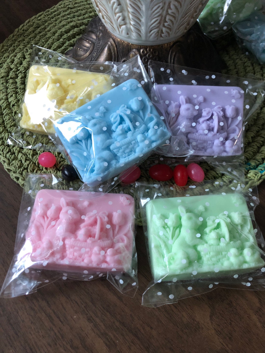 Bunny Easter Soaps/easter /guest Soaps/luxury Soaps/handmade Soaps/party Favors/gifts - Etsy