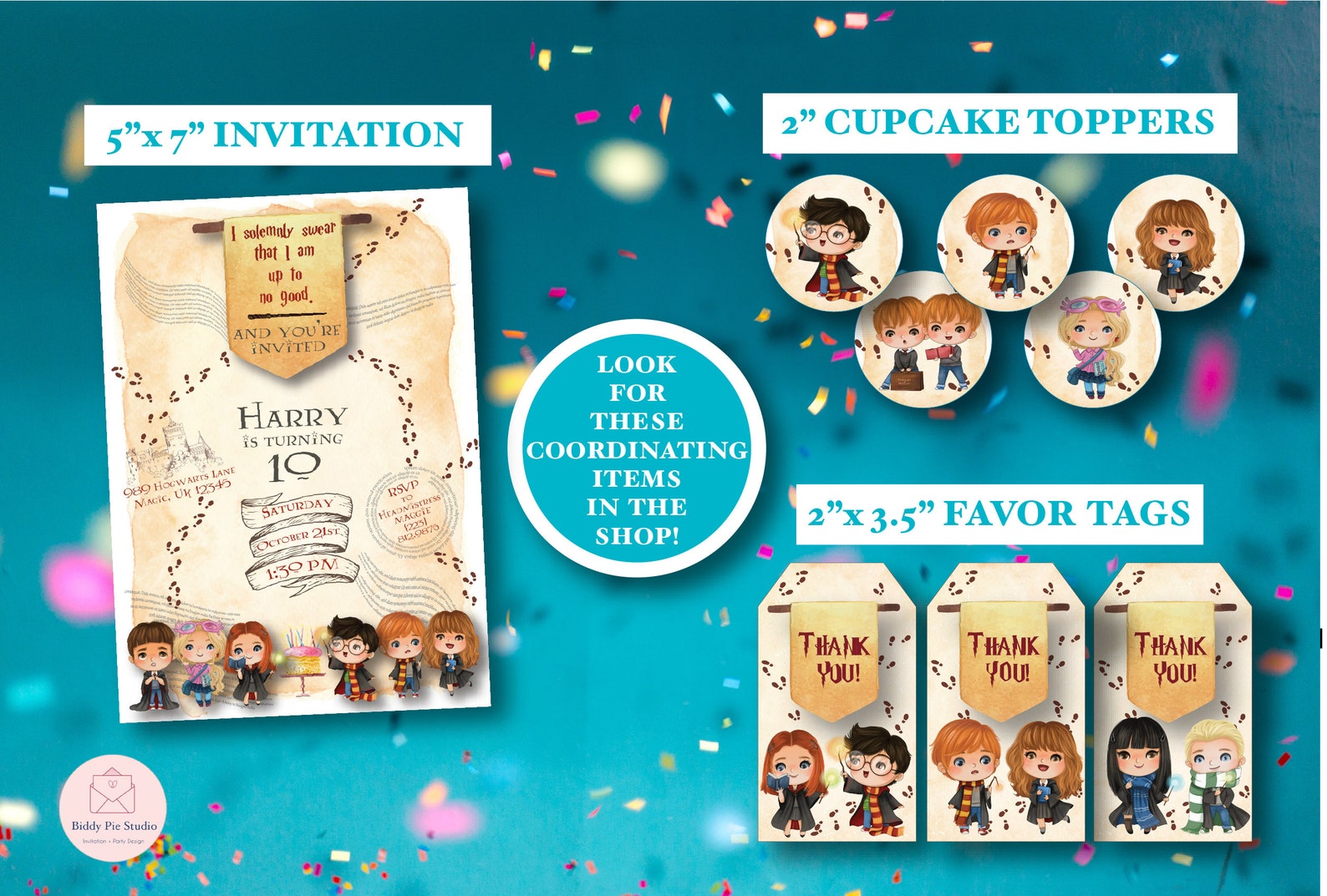 Wizard Kid Cupcake Topper | Wizard Map | Wizard Friends | Magic Wizard ...