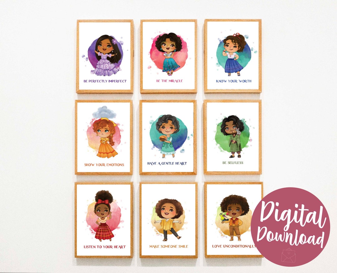 Encanto Wall Art Decor | Encanto Posters | Mirabel | Isabella | Instant ...