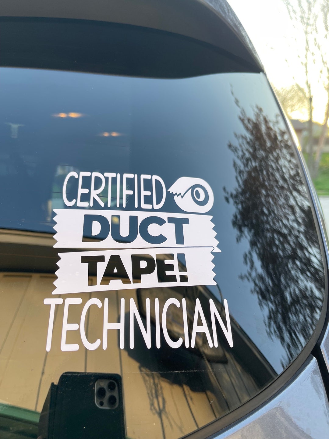 Certified Duct Technician Decal - Etsy