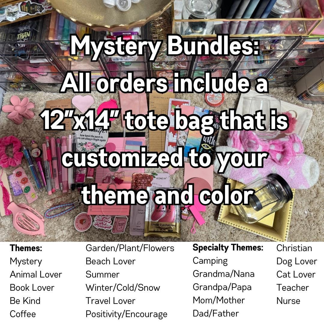 30 Capsule Customized Mystery Bundles - Plus a Customized Small Tote ...