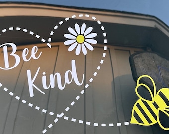 Bee Kind Wall Decal School Elementary or Secondary Classroom Teacher ...