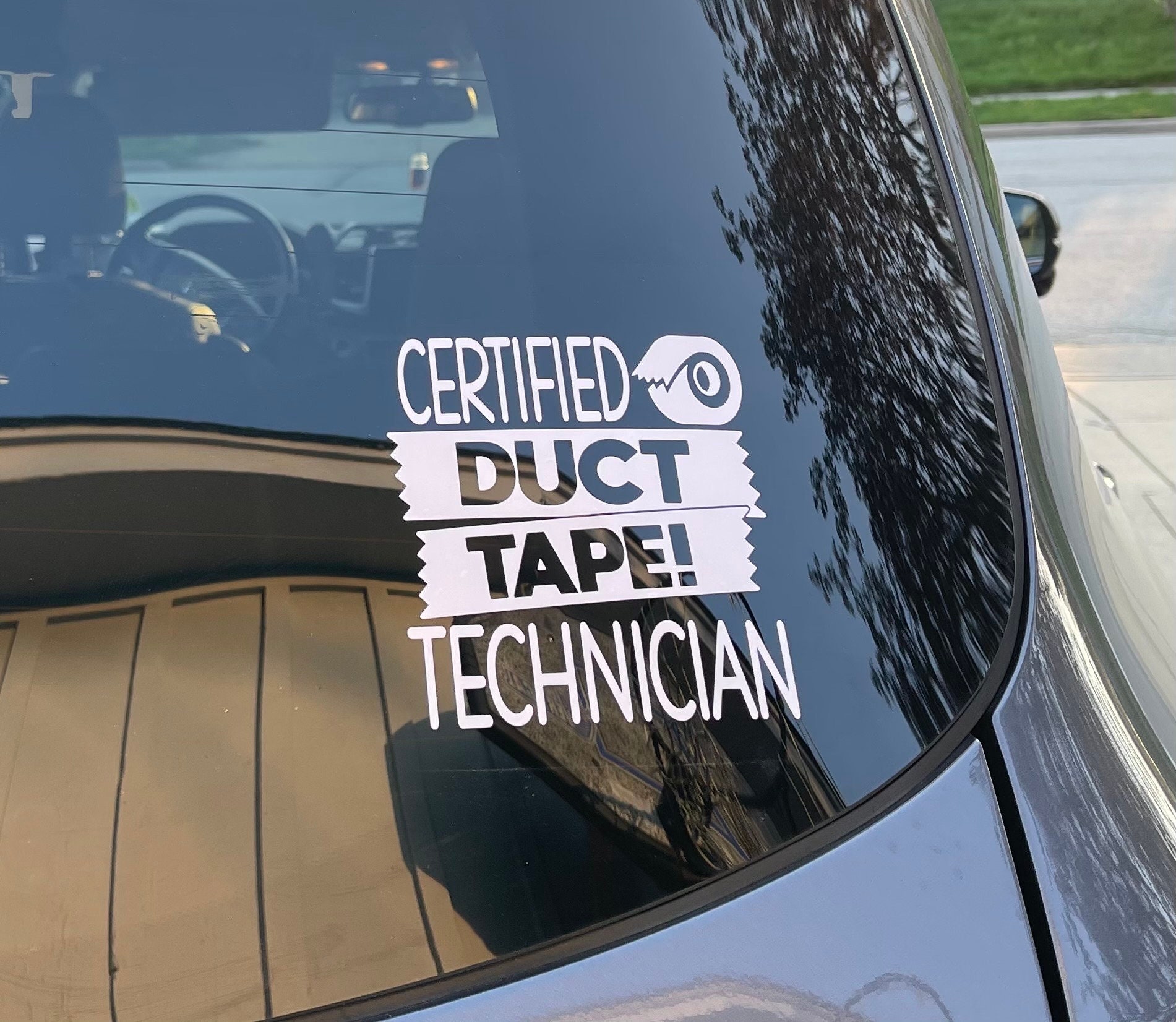 Certified Duct Technician Decal - Etsy