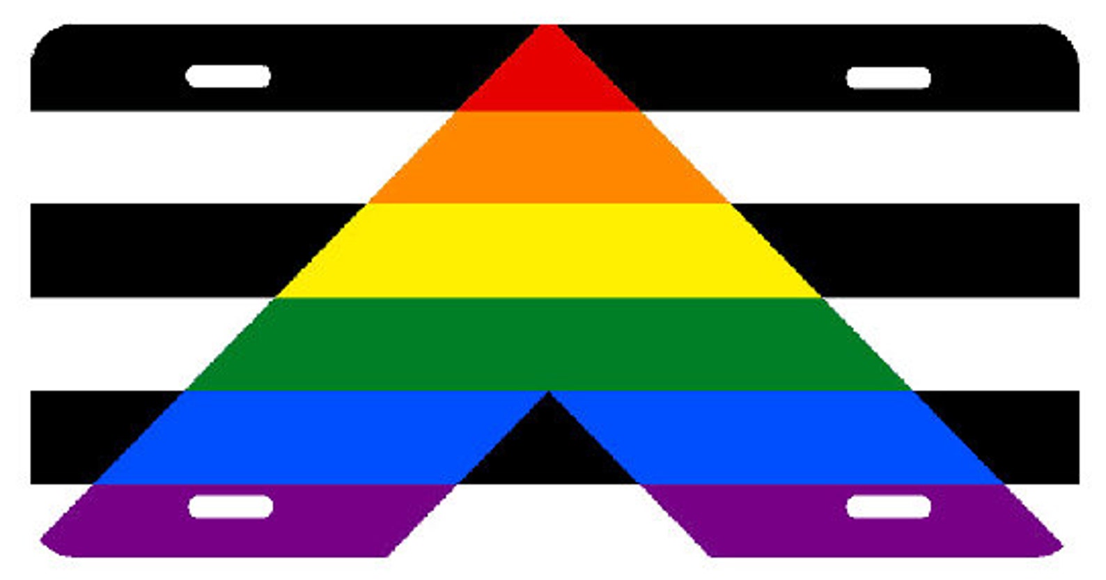 LGBT Ally Pride License Plate custom Text - Etsy