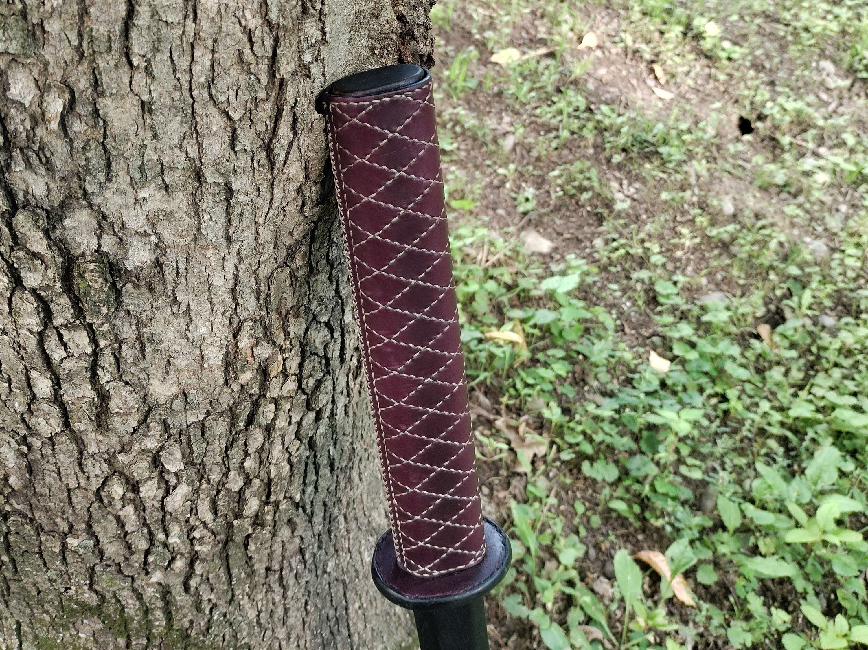 Leather Bokken / Bokuto Grip Wrap / Tsuka Maki Handmade, Fully Custom ...