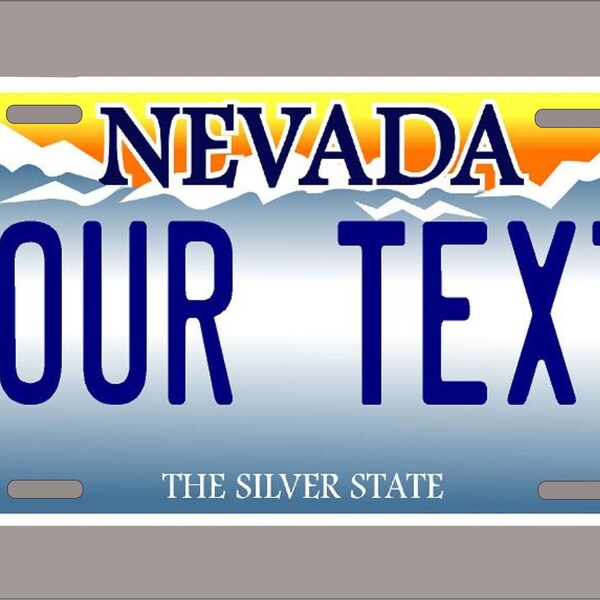 Nevada License Plate - Etsy