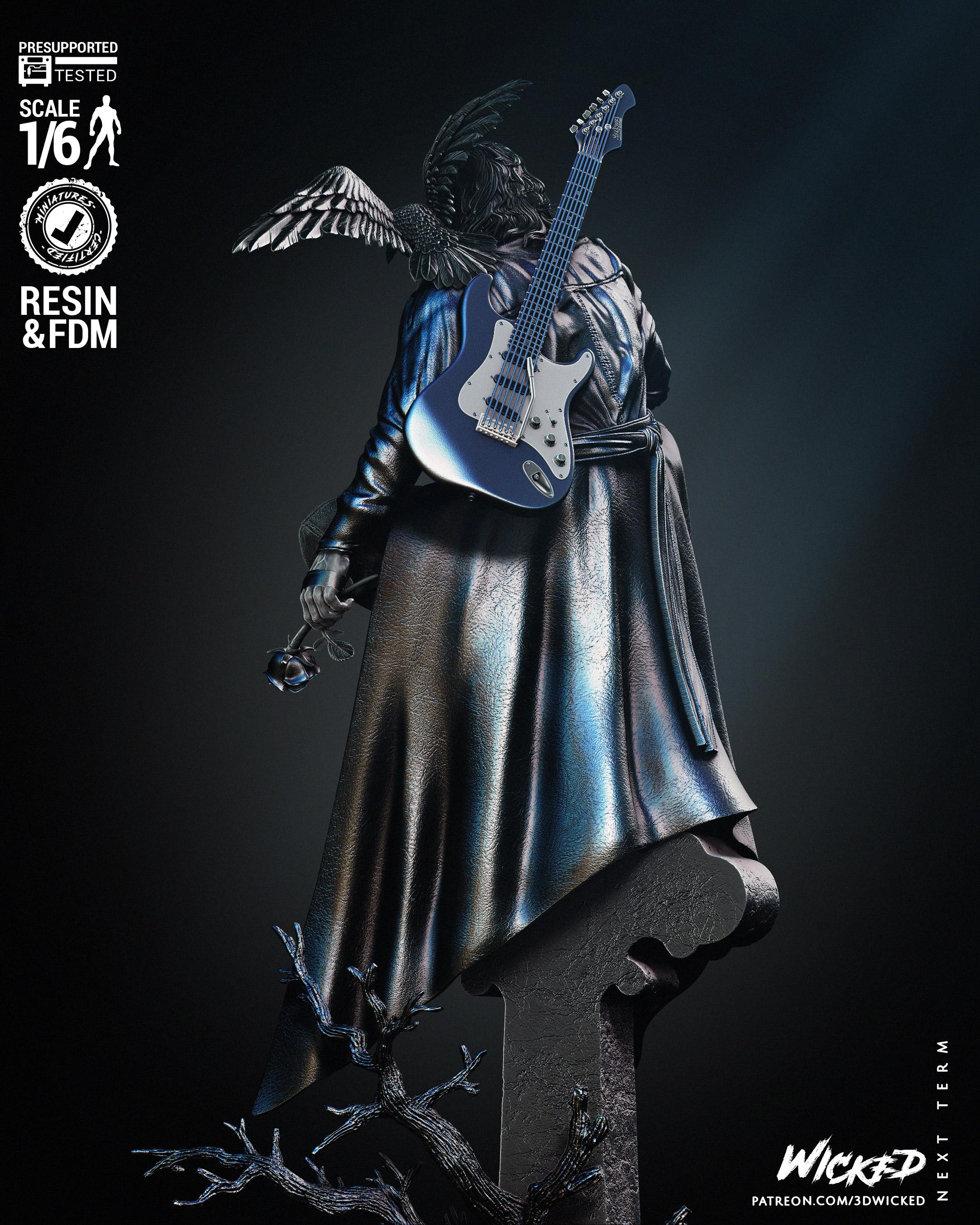 The Crow Sculpture Kit - Scale 1:10 - Wicked - High Quality ...