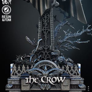 The Crow Sculpture Kit - Scale 1:10 - Wicked - High Quality ...
