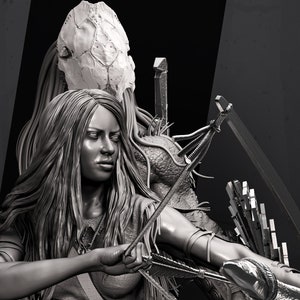 Predator and Naru Diorama Kit - Scale 1:10 - Wicked 3D - High Quality ...