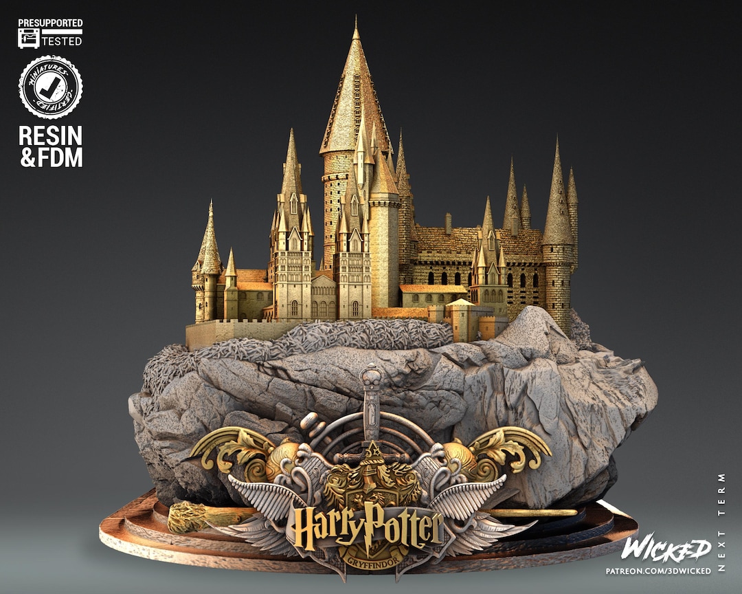 Harry Potter Hogwarts Castle Kit - Wicked3d - High Quality Photopolymer ...