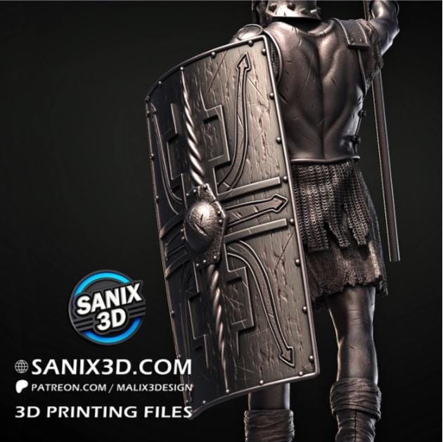 EXTREMELY HOT ITEM - Gladiator Model Kit - Scale 1:8 - Sanix3d - High ...