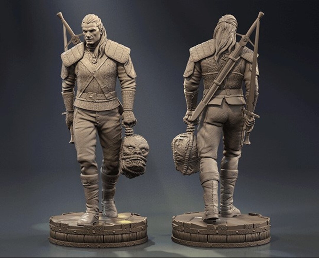 The Witcher Geralt of Rivia Kit - 1:8 Scale 225mm (9") - High Quality ...