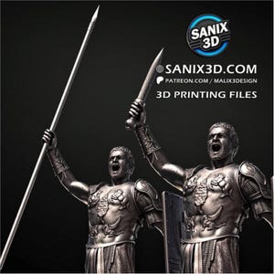 EXTREMELY HOT ITEM - Gladiator Model Kit - Scale 1:8 - Sanix3d - High ...
