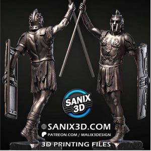 EXTREMELY HOT ITEM - Gladiator Model Kit - Scale 1:8 - Sanix3d - High ...