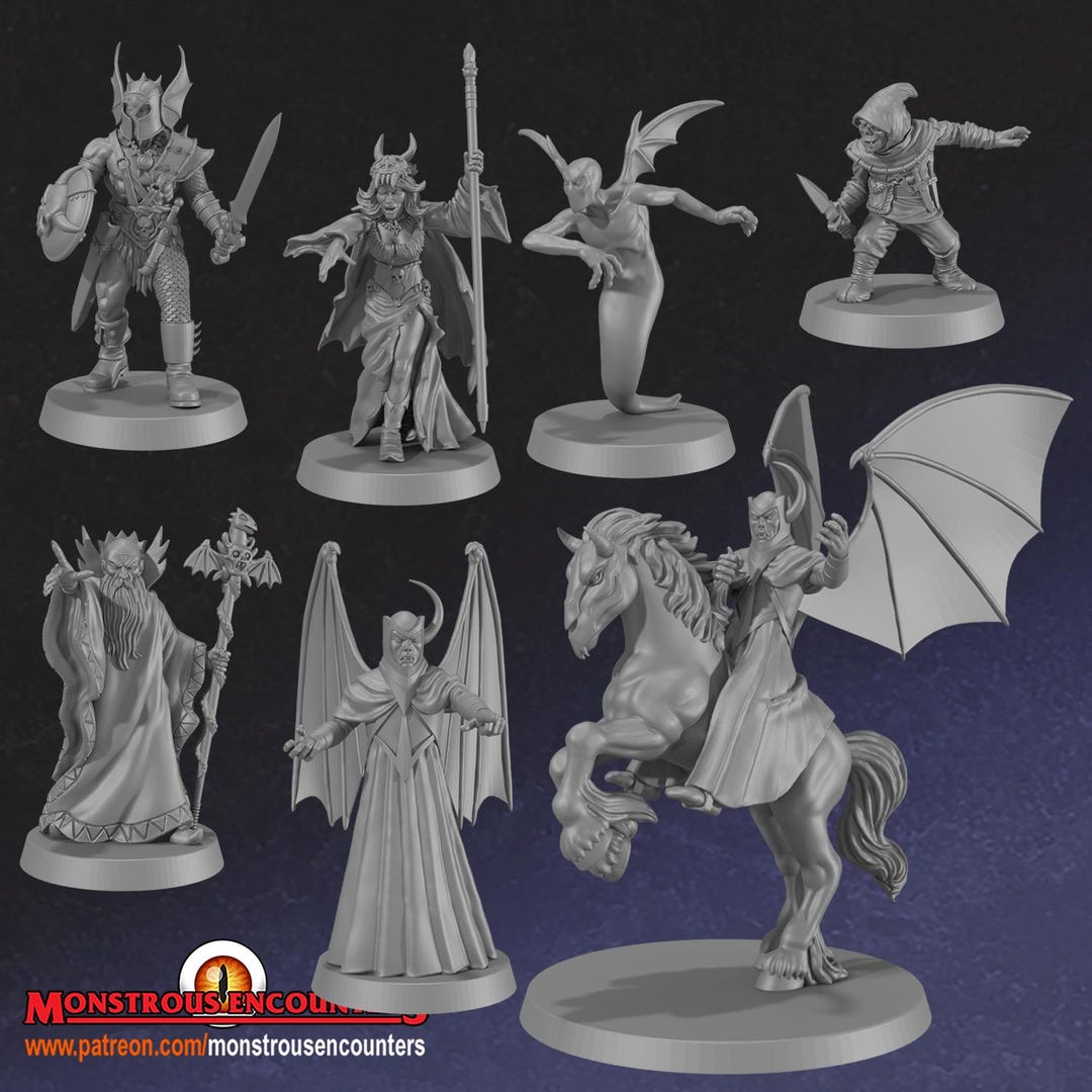 Dnd Cartoon Show Villain Miniatures (including Venger) - High Quality ...