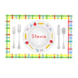 Personalized Laminated Placemat | Tracing Laminated Placemat | Children ...