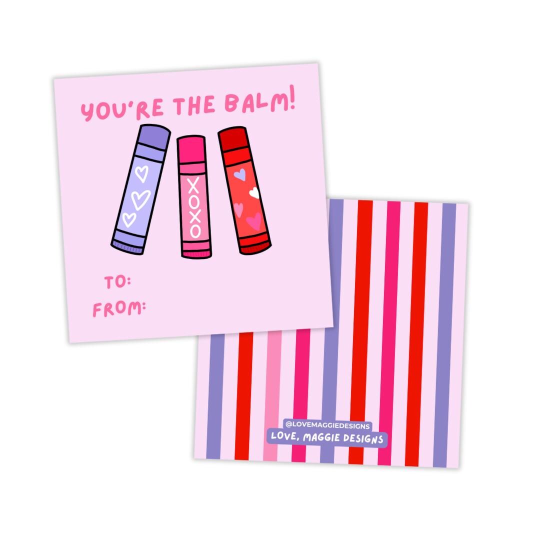 Valentine's Gift Tag, Valentine's Tag, Valentine's Card, Kids ...