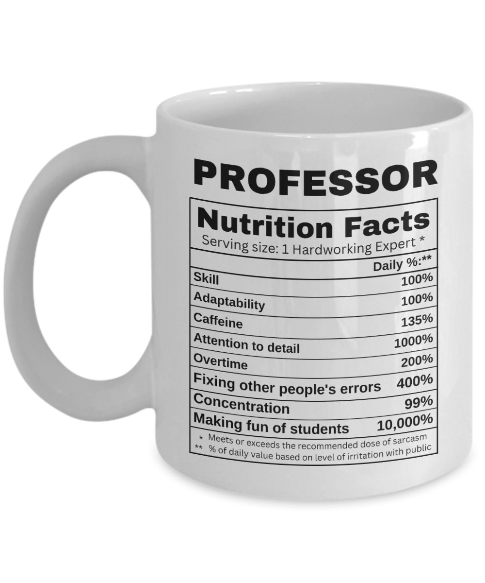 Professor Gift, Professor Mug, Gift for Professor, Professor, Gifts for ...