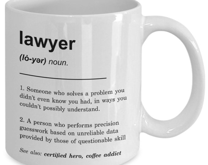 Super Cool Lawyer Scales of Justice Lawyers Office Coffee Mug Gift ...