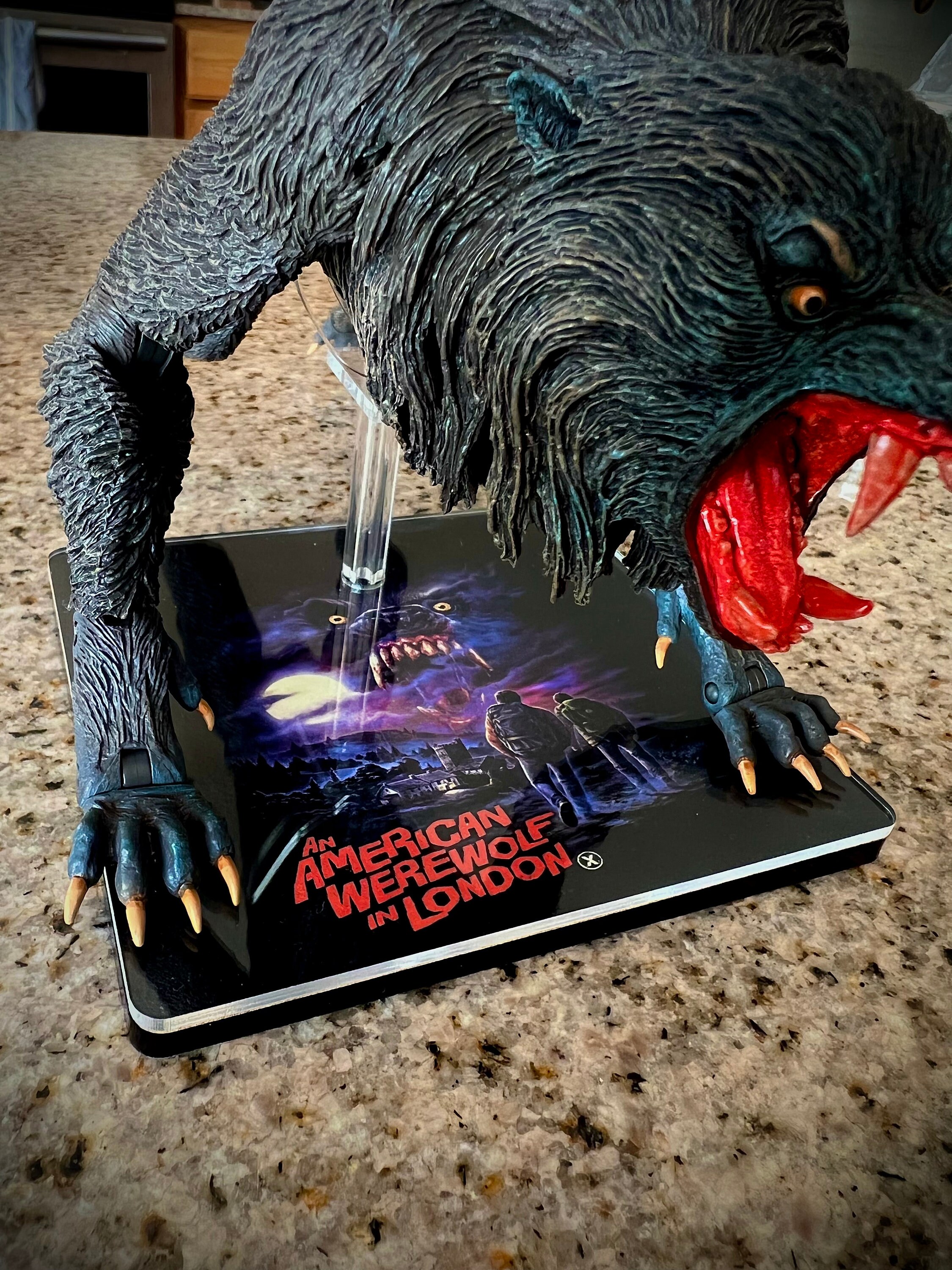 American Werewolf Figure Stand - Etsy