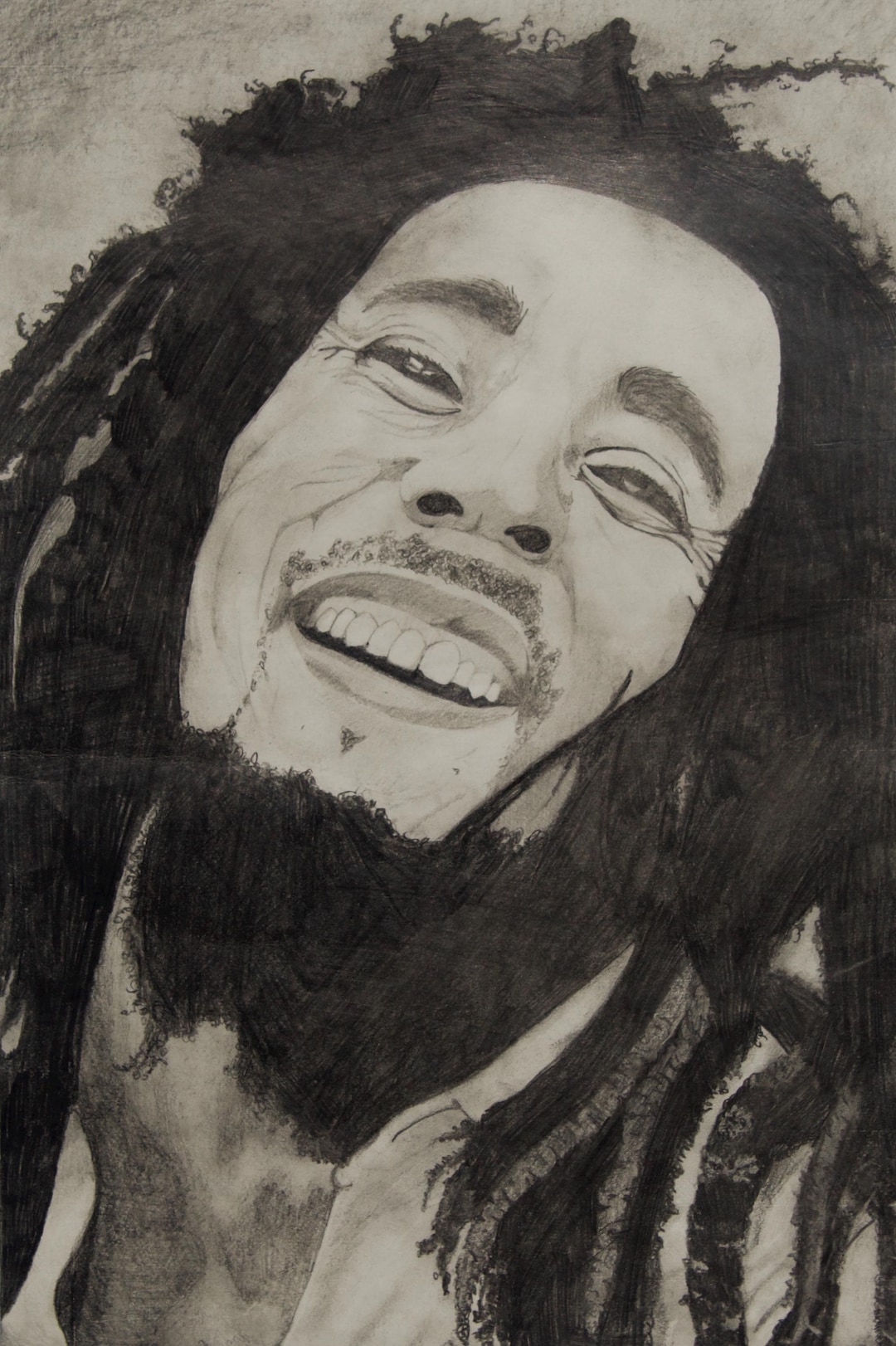 Bob Marley Pencil Drawing Print - Etsy