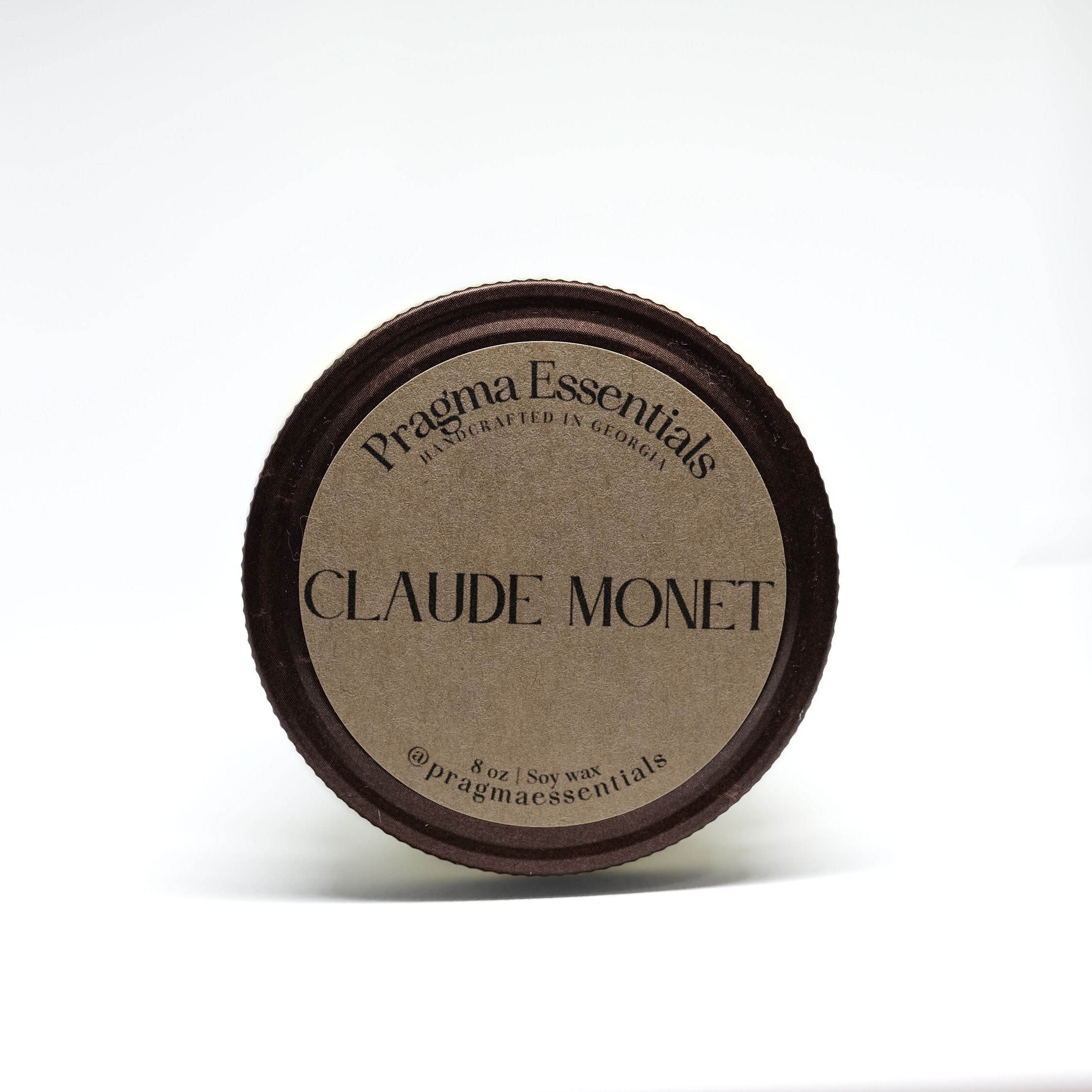 Luxury Soy Wax Candle | Claude Monet | Wood Wick Candles | Clean ...
