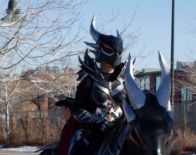 Crinet Crest of Neck Foam Armor for Horses or Ponies Criniere Medieval ...