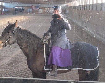 Folkwear Big Sky Riding Skirt Cowgirl, Western Split Skirt Sewing ...