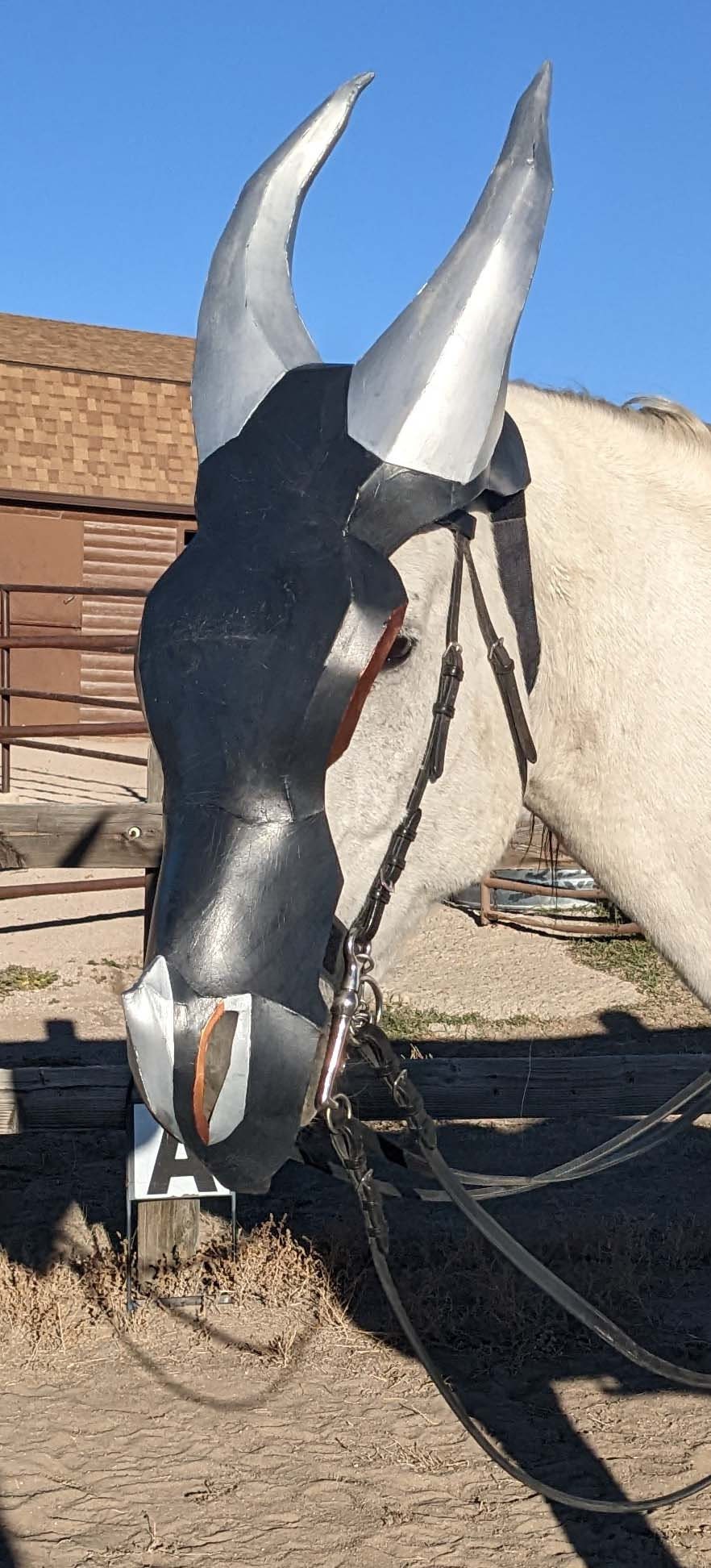 Dragon Knight Horse Chanfron - Cut Back Style - Pattern - Etsy