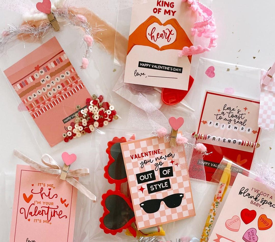 Swiftie Valentine's Day Cards, Printable DIY Valentine Cards, Swiftie ...