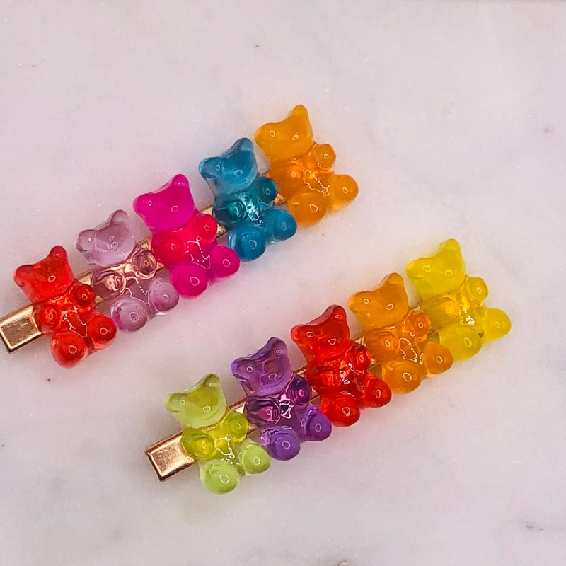 Bear Hair Clips - Etsy