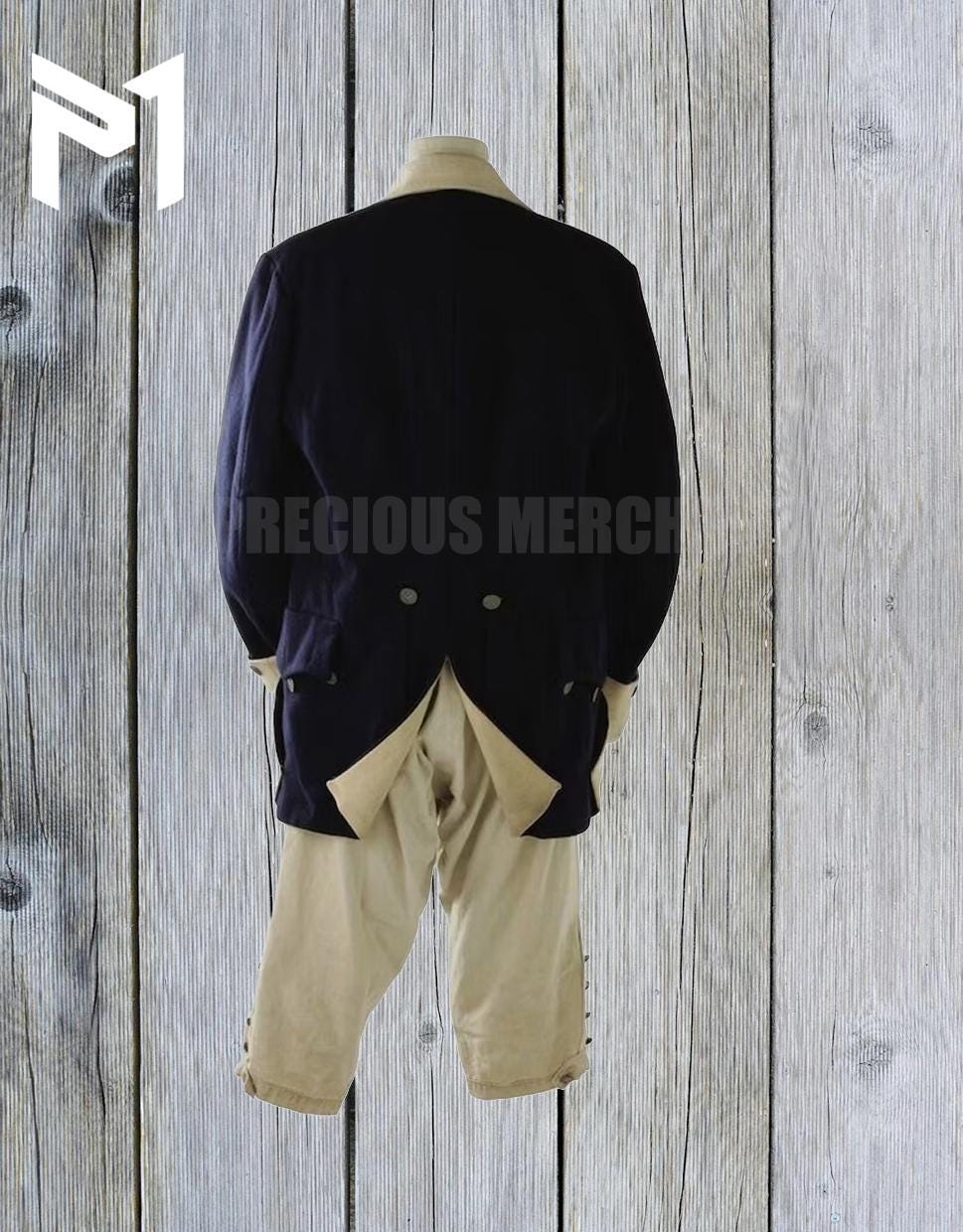 George Washington Continental Army Uniform - Custom Navy Blue Wool ...