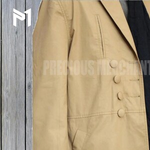 Men's 19th Century Khaki Duster Coat - Western Cowboy Outlaw Style - Etsy