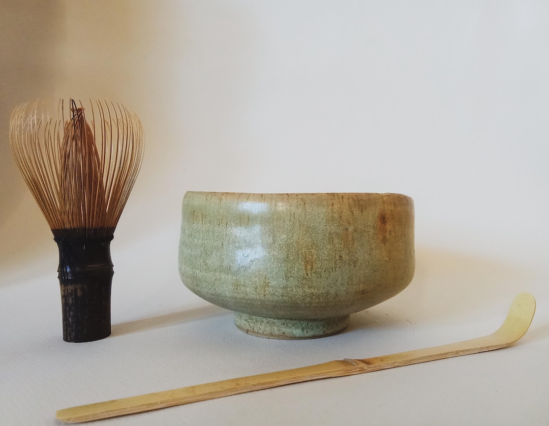 Handcrafted Matcha Tea Set – Chawan, Chasen & Chashaku - Etsy